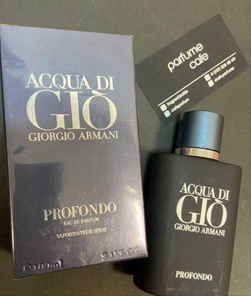 Acqua di Gi Profondo Giorgio Armani,100 мл