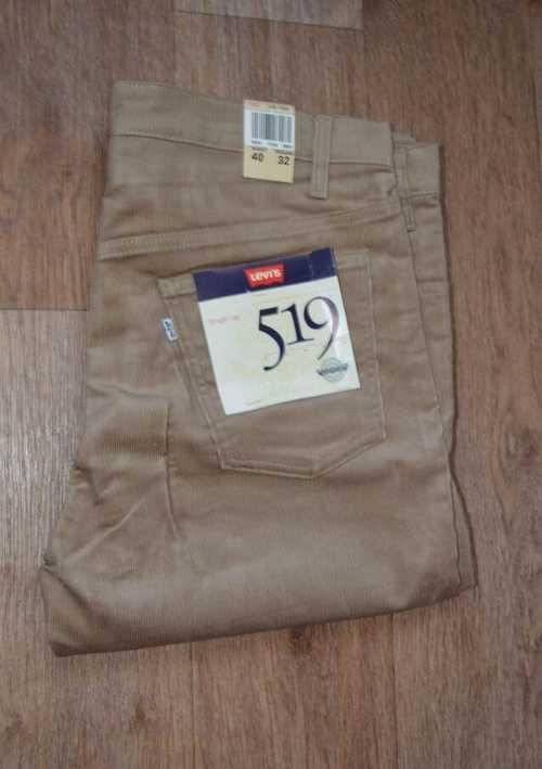 Джинсы Levis 519 W40 L32, вельвет, Made in USA