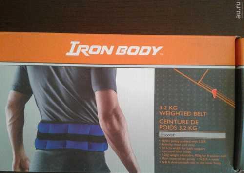 Утяжелитель на пояс iron body 3,2 кг