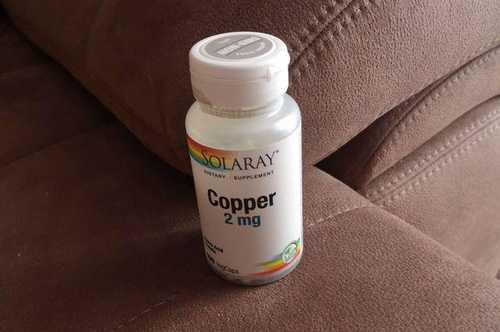 Витамины медь copper с iherb