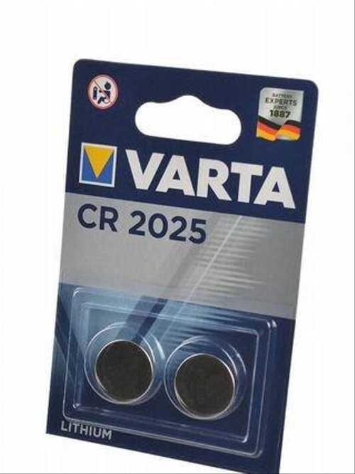 Батарейка Varta Professional Electronics CR2025 2 шт
