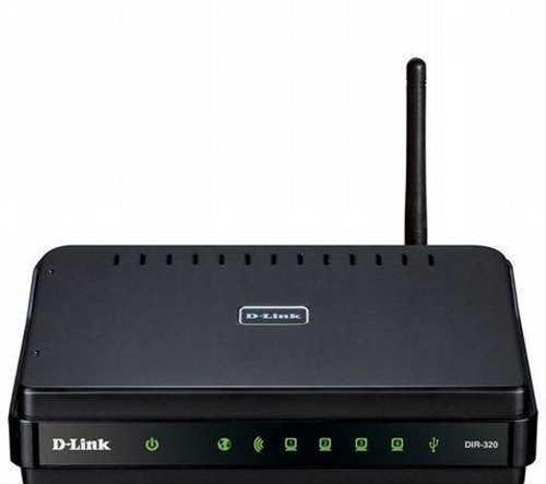 Wifi роутер(маршрутизатор) D-Link DIR-320/NRU
