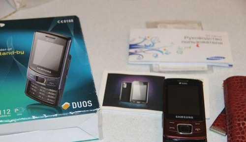 Сотовый телефон Samsung GT-C6112 DuoS Deep Red