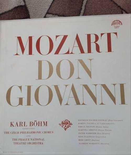 Mozart Don Giovani box-set 4LP 1968