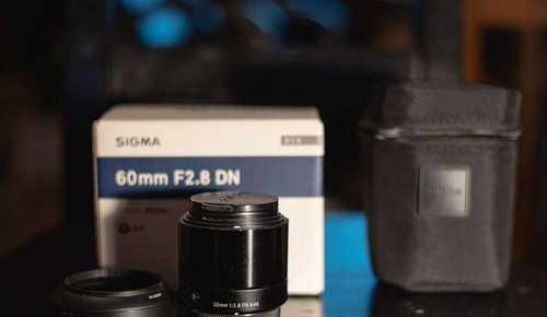 Объектив Sigma AF 60mm f/2.8 DN для Micro 4/3