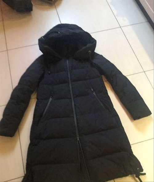 Пуховик женский зимний Zara Basic, 100 пух, размер