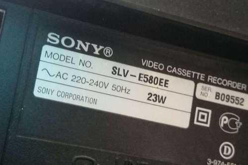 Sony slv-e580ee