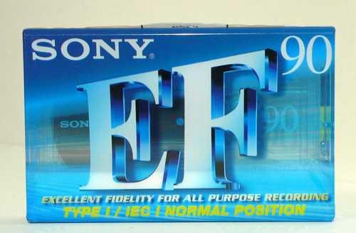 Аудиокассета Sony C-90EFB запечатанная