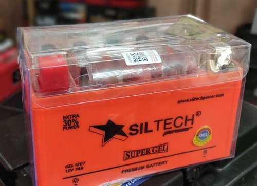 Аккумулятор мото siltech Gel 12v7ah