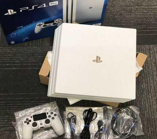 Sony PlayStation 4 PS4 Pro Glacier White HDD 1TB