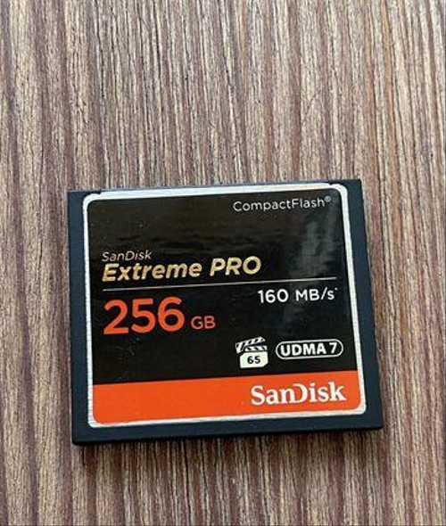 Карта памяти SanDisk Extreme Pro 256 GB Black