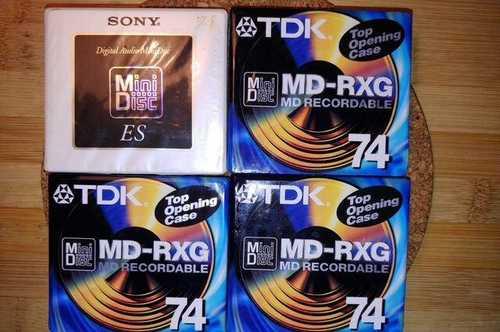 Minidisc TDK и Sony