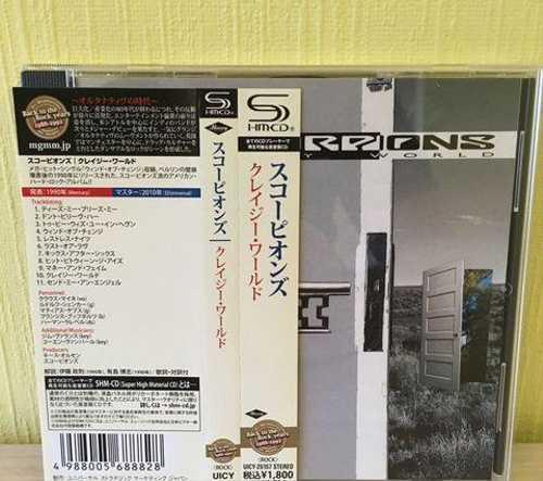 CD Scorpions "Crazy World" Japan SHM-CD