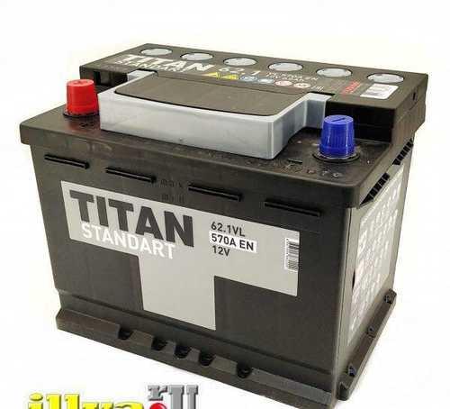 Titan standard. Titan Standart 62 Ач. АКБ Титан стандарт 62 1. Аккумулятор Титан стандарт 62. Аккумулятор 62ач.