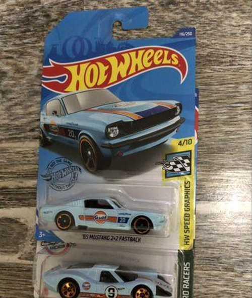 Hot wheels mustang+gt40 gulf