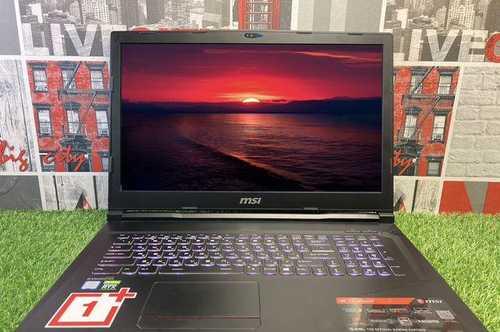 MSI 17" FullHD/i7/16GB/RTX2060/SSD120/HDD1TB