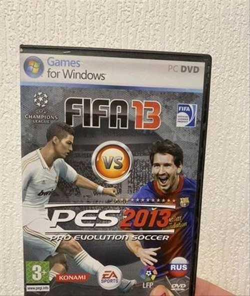 Компьютерная игра fifa 13 EA и PES 2013 konami