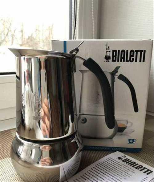 Гейзерная кофеварка bialetti kitty на 4 чашки