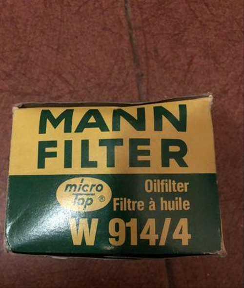 Масляный фильтр W 914/4 mann-filter
