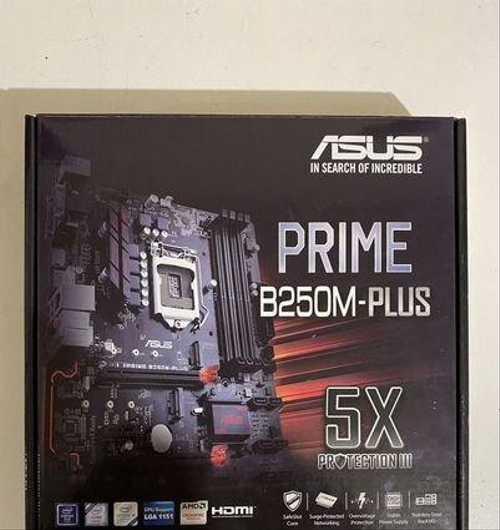 Связка на 5 видеокарт Asus Prime B250M + G4400