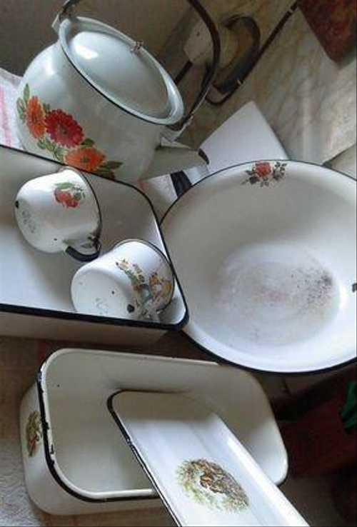 Эмалированная посуда советского периода
