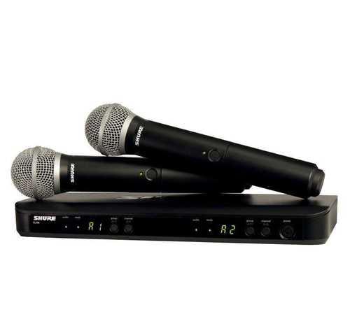 Shure BLX288E/PG58 M17 радиосистема с двумя PG58