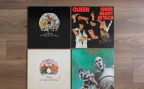 Виниловые пластинки Queen 3 LP Japan вкладки
