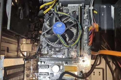 MB Asus H110M-A7M. 2 + G4600+4 GB DDR4