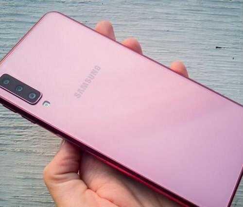 SAMSUNG Galaxy A7 64Gb цвет розовый