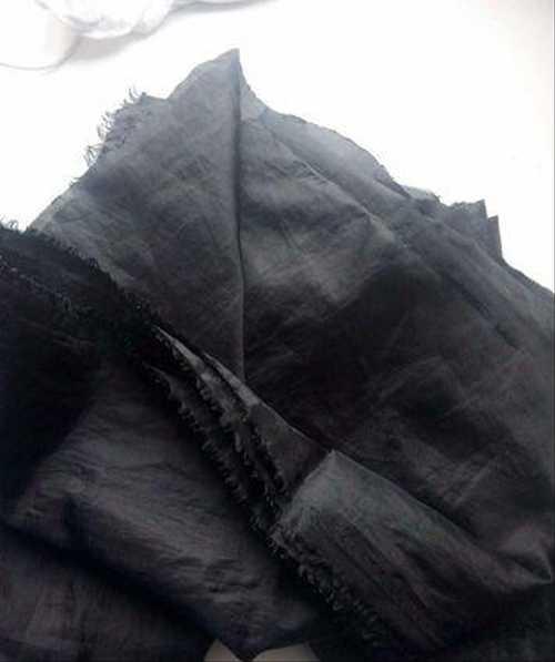 Подкладочная ткань черная отрез
