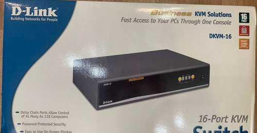 KVM переключатель D-Link dkvm-16