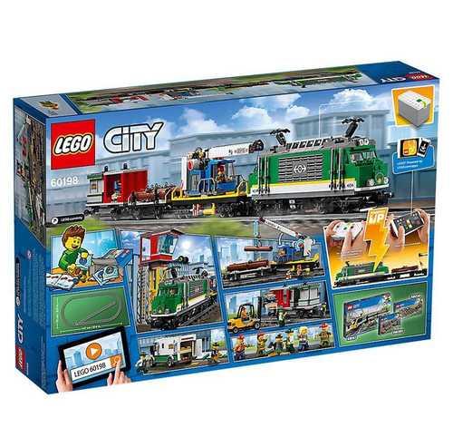 Lego City Trains Товарный поезд 60198