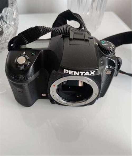 Зеркальный фотоаппарат pentax k10d + 2 объектива