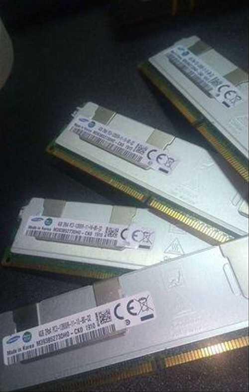 DDR3 ECC Reg 16gb (4x4Gb) Samsung 1600MHz