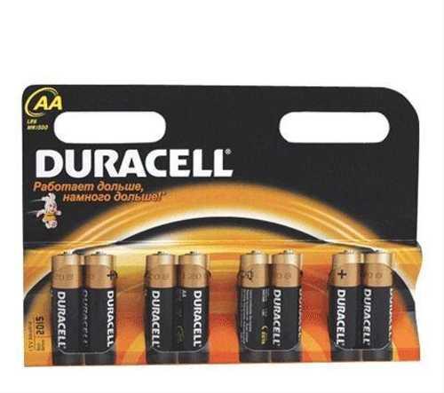 Набор батареек "Duracell Basic AA LR6", Alkaline, 8 штук, 1,5 В