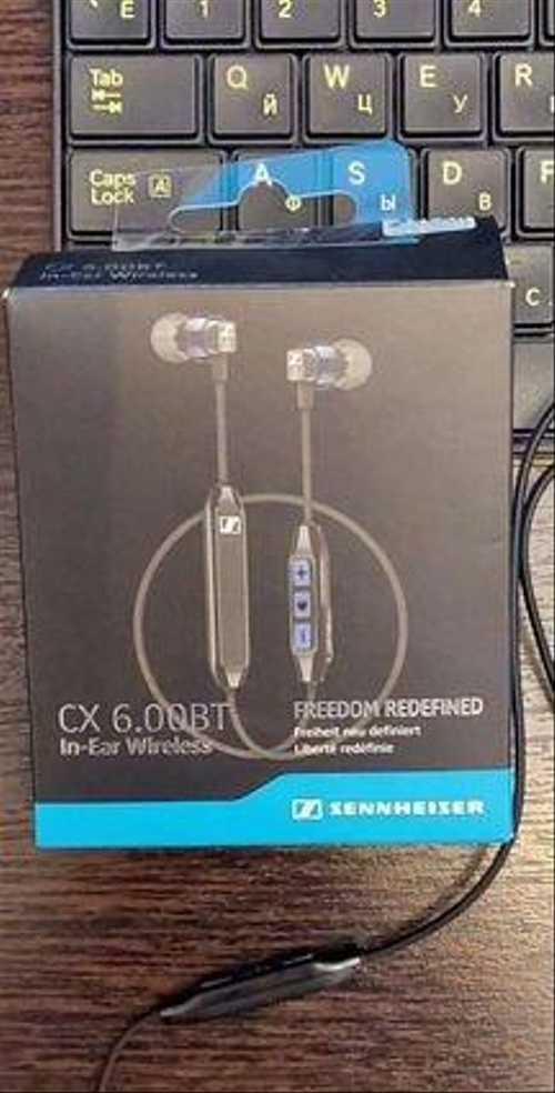 Беспроводные наушники Sennheiser cx 6.00 BT