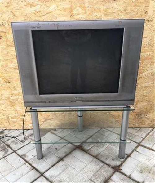 Телевизор Rolsen с подставкой из каленого стекла