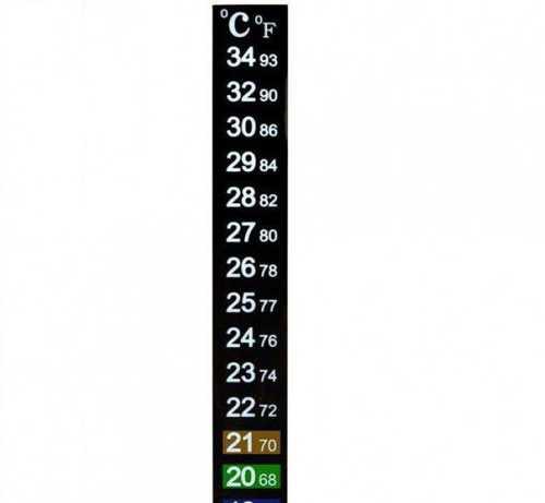 Термометр ЖК самоклеющийся
