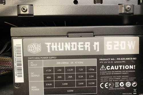 Блок питания Cooler Master Thunder M 620W (RS-620