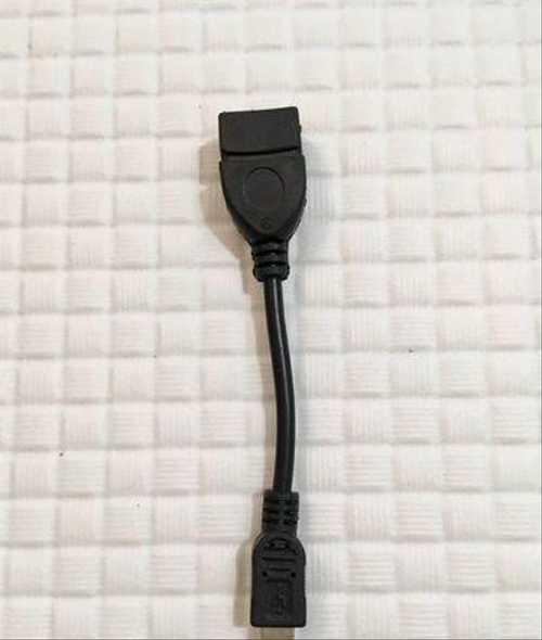 Кабель OTG mini USB - usb A(f)