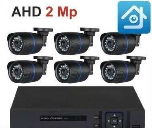 Комплект видеонаблюдения на 6 камер XMEye