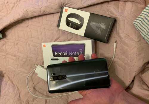 Xiaomi Redmi Note 8 pro + mi band 4 в подарок