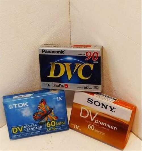 Видеокассеты mini DV для видеокамер