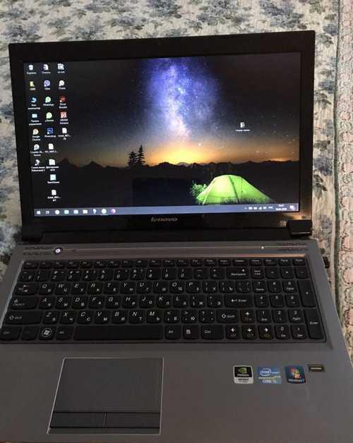 Ноутбук Lenovo v570 12гб. озу SSD 512gb