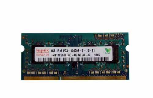 Оперативная память Hynix DDR3 1333 SO-dimm 1Gb HMT