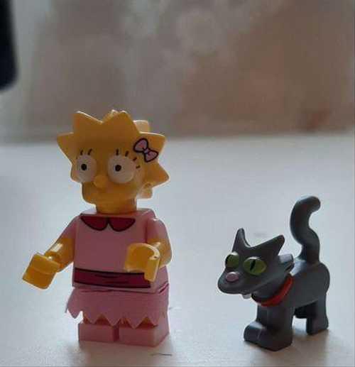 Lego Simpsons Лиза и кот уникальные фигурки