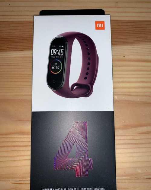 Mi band 4 Wine Red Новый Гарантия