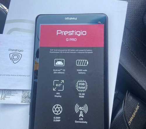 Планшет Prestigio Q/pro 4G (новый)