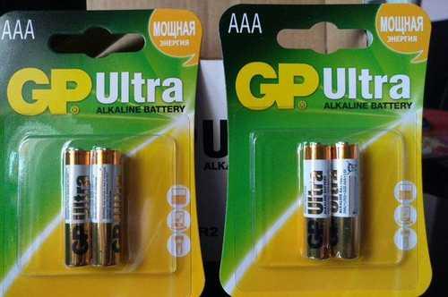 Алкалиновая батарейка 1,5V GP Ultra AAA