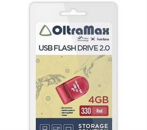USB Flash 4GB Oltramax (330) красный